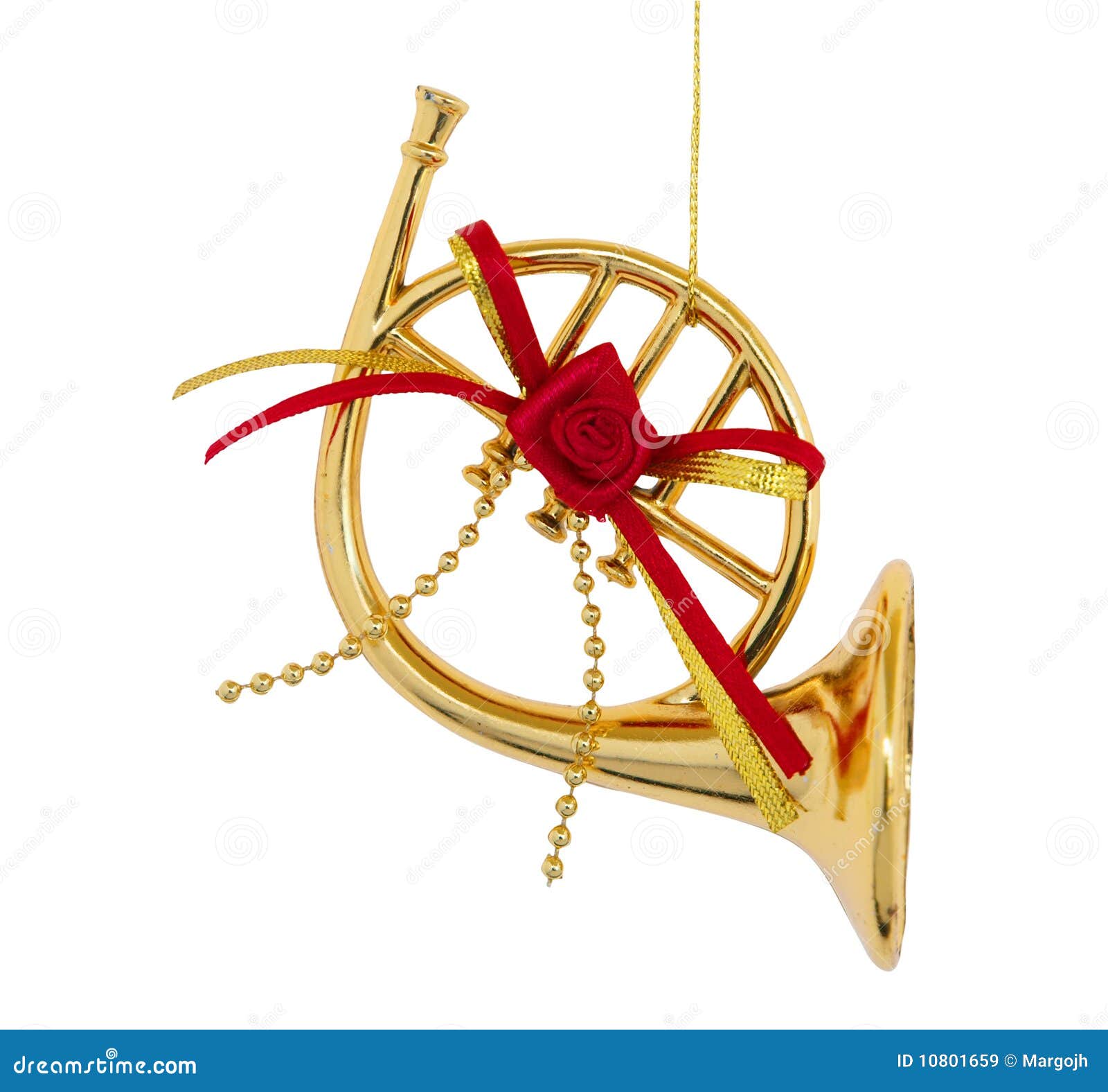 Christmas Trumpet stock image. Image of glass, december - 10801659