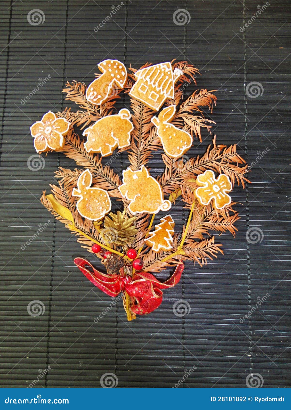 Christmas twig stock photo. Image of pine, gingerbread - 28101892