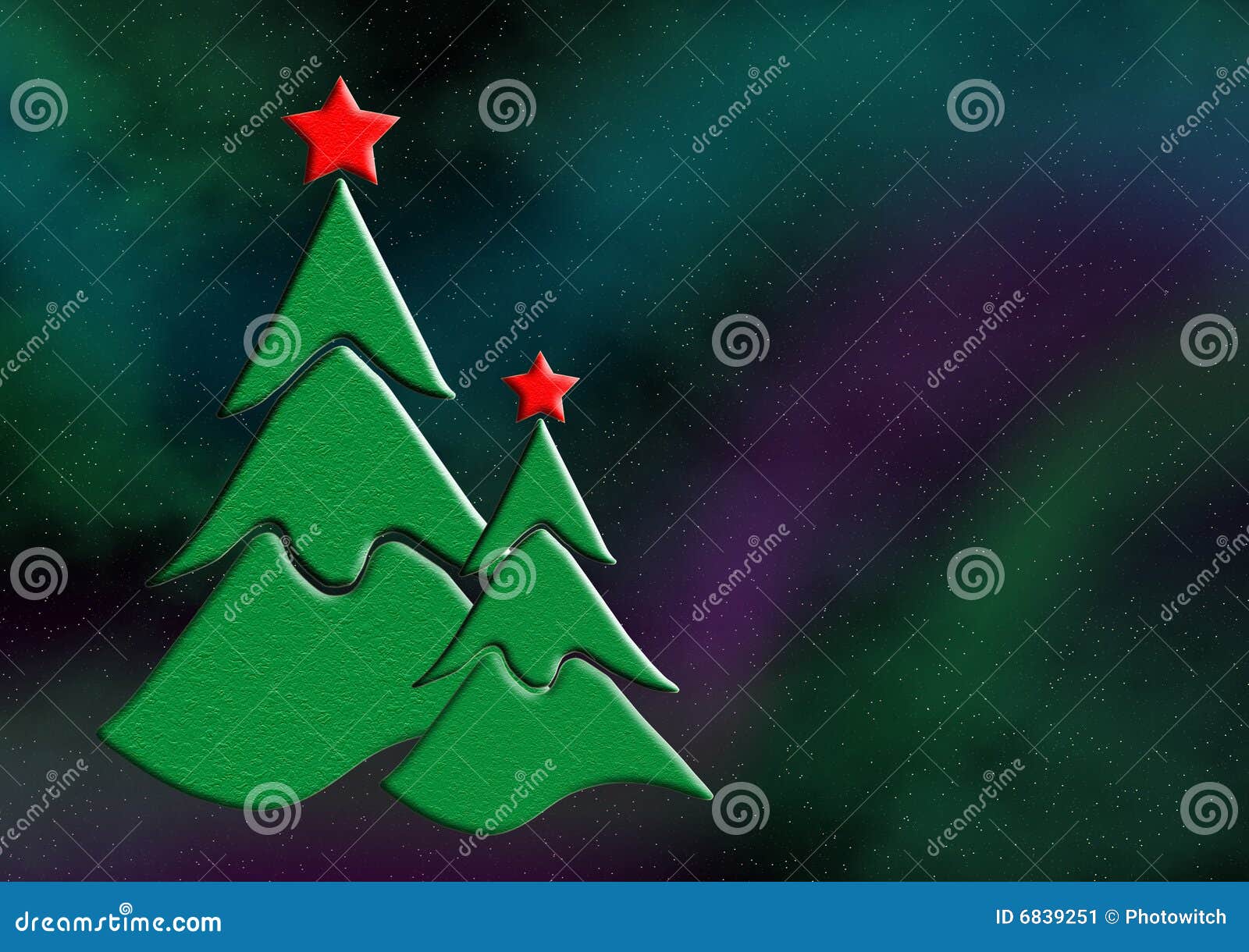 Christmas Twin Trees Stock Illustrations – 2 Christmas Twin Trees Stock ...