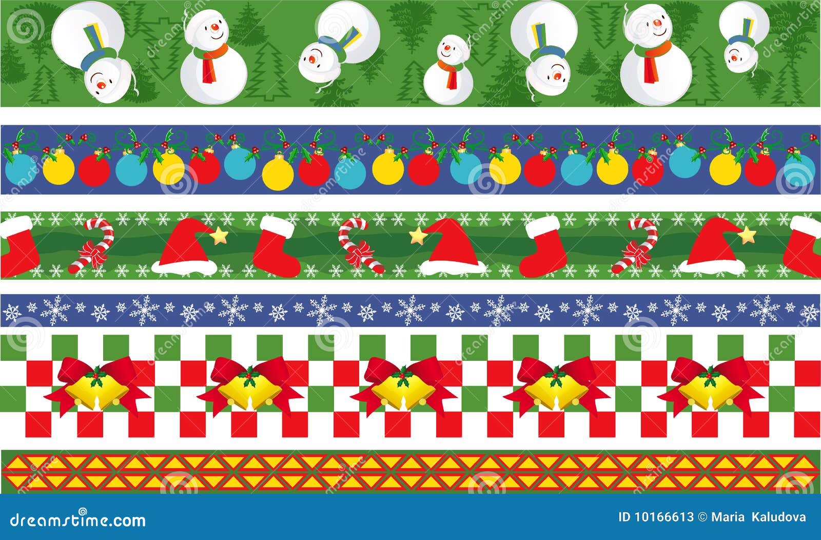 Christmas vector border stock vector. Illustration of geometric - 10166613