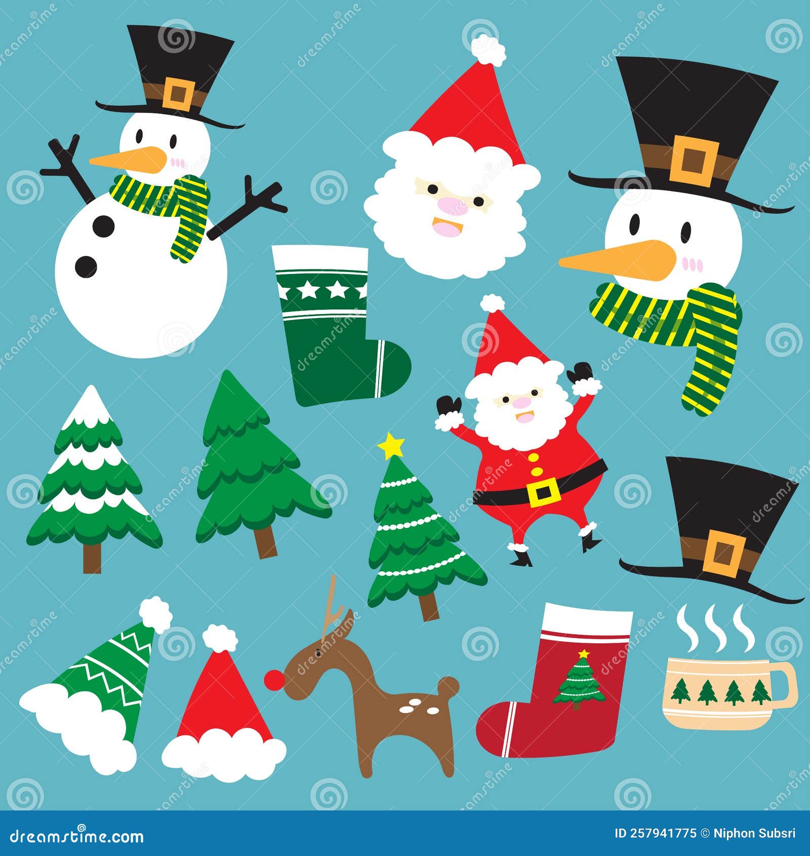 Christmas Vector Image for Holiday Concept Stock Illustration ...
