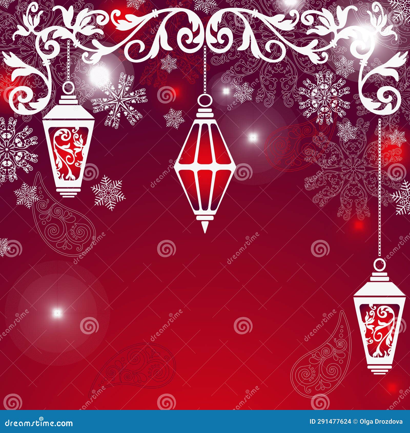 Christmas Vector Red Gradient Background Stock Illustration ...