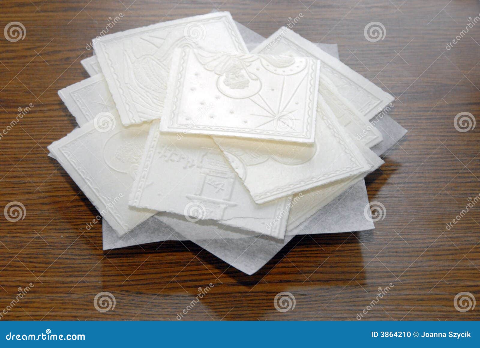 Christmas wafer stock photo. Image of catholic, bread - 3864210