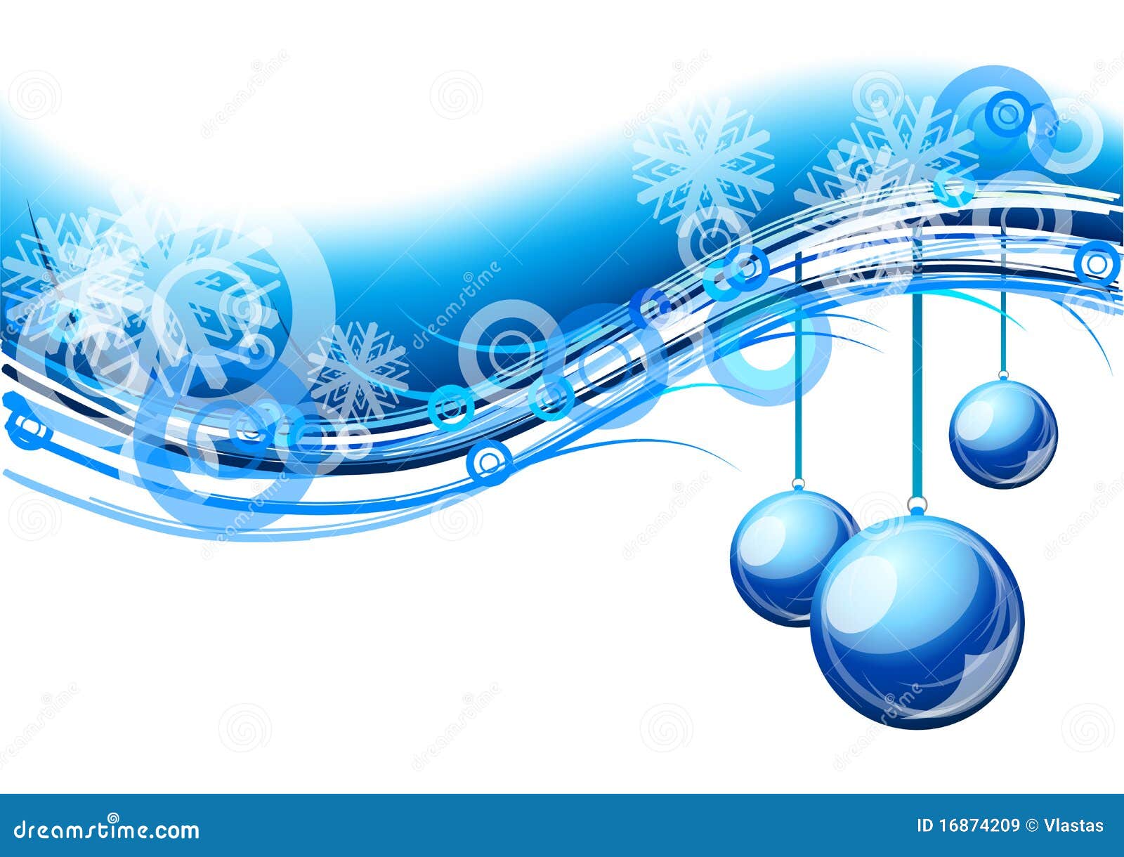 Christmas wave stock vector. Illustration of decoration - 16874209