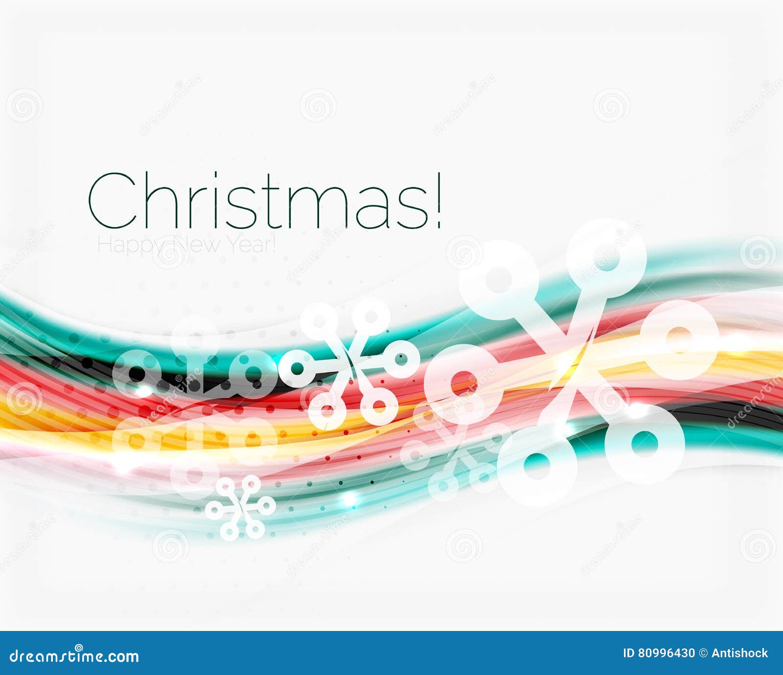 Christmas Wave Abstract Background Stock Vector - Illustration of ...