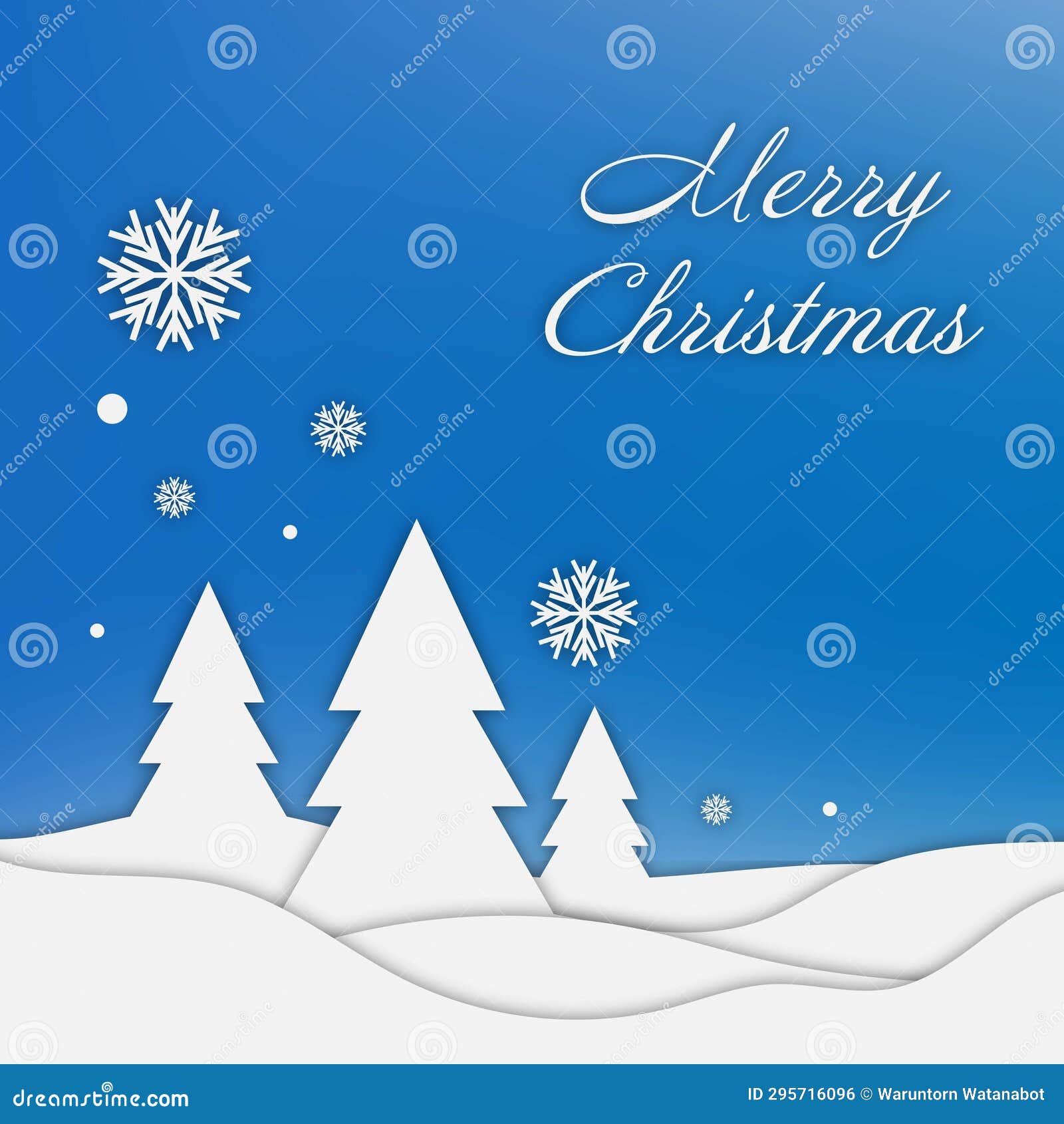 Christmas Blue Nightlight Winter Paper Texture Banner Stock Vector ...