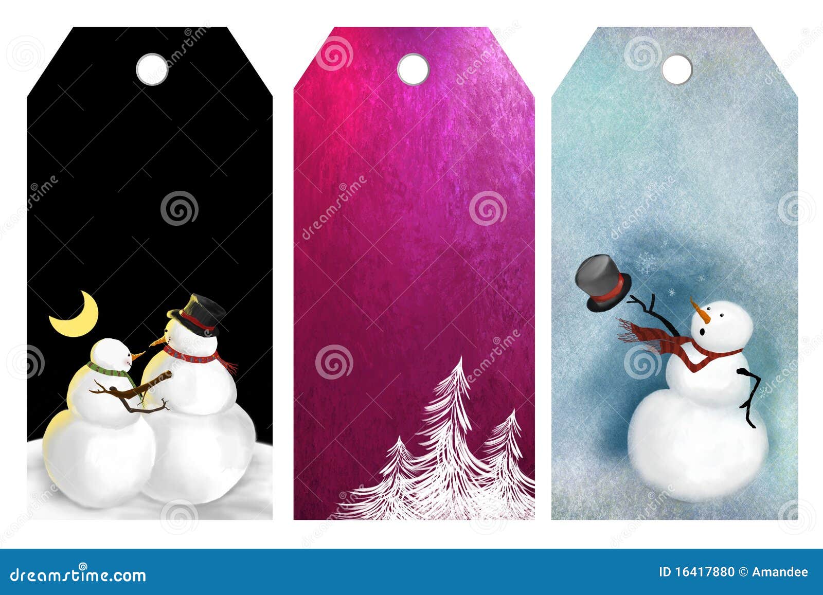 Christmas or winter tags stock illustration. Illustration of december ...