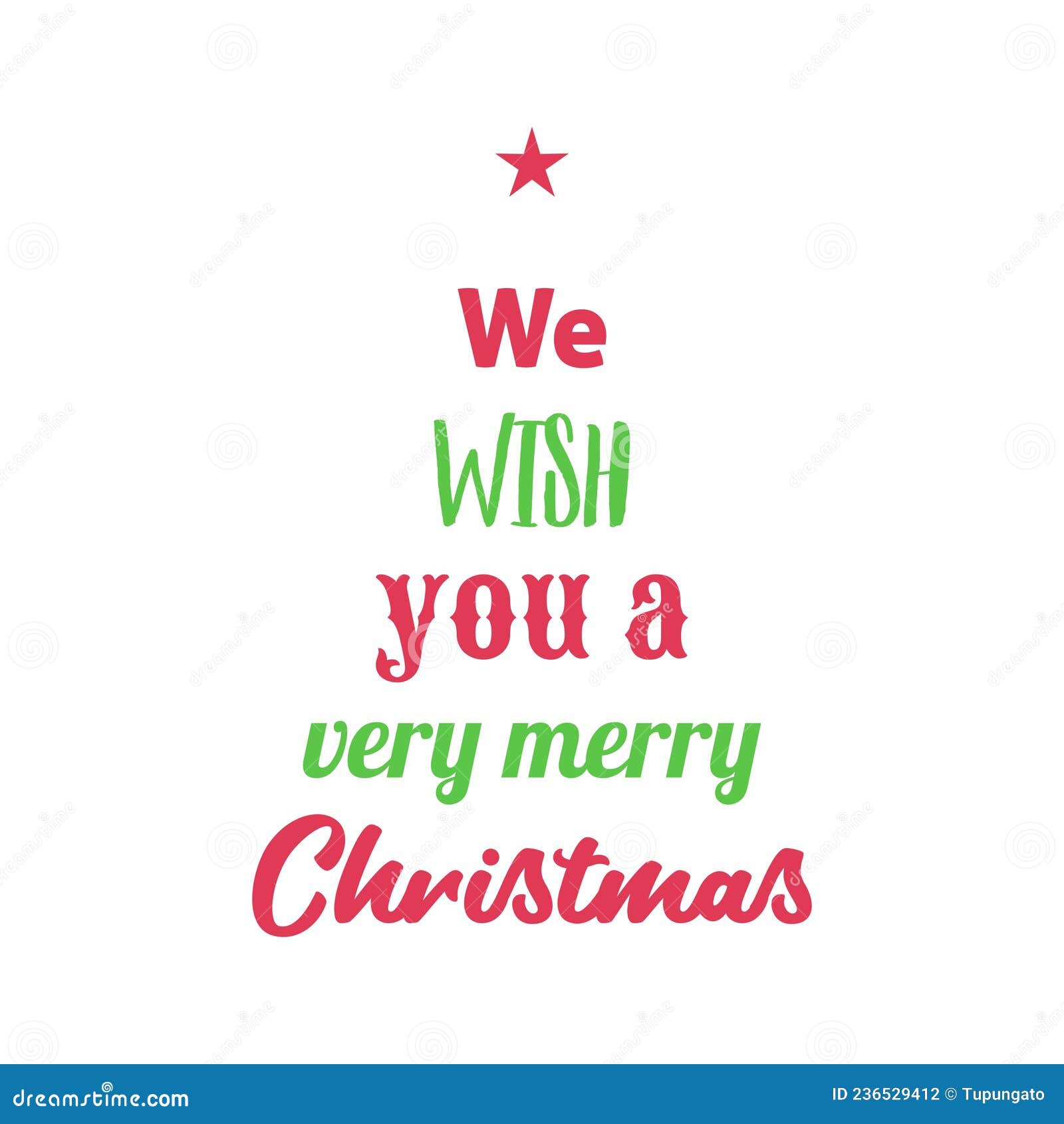 Christmas wishes word tree stock vector. Illustration of merry - 236529412