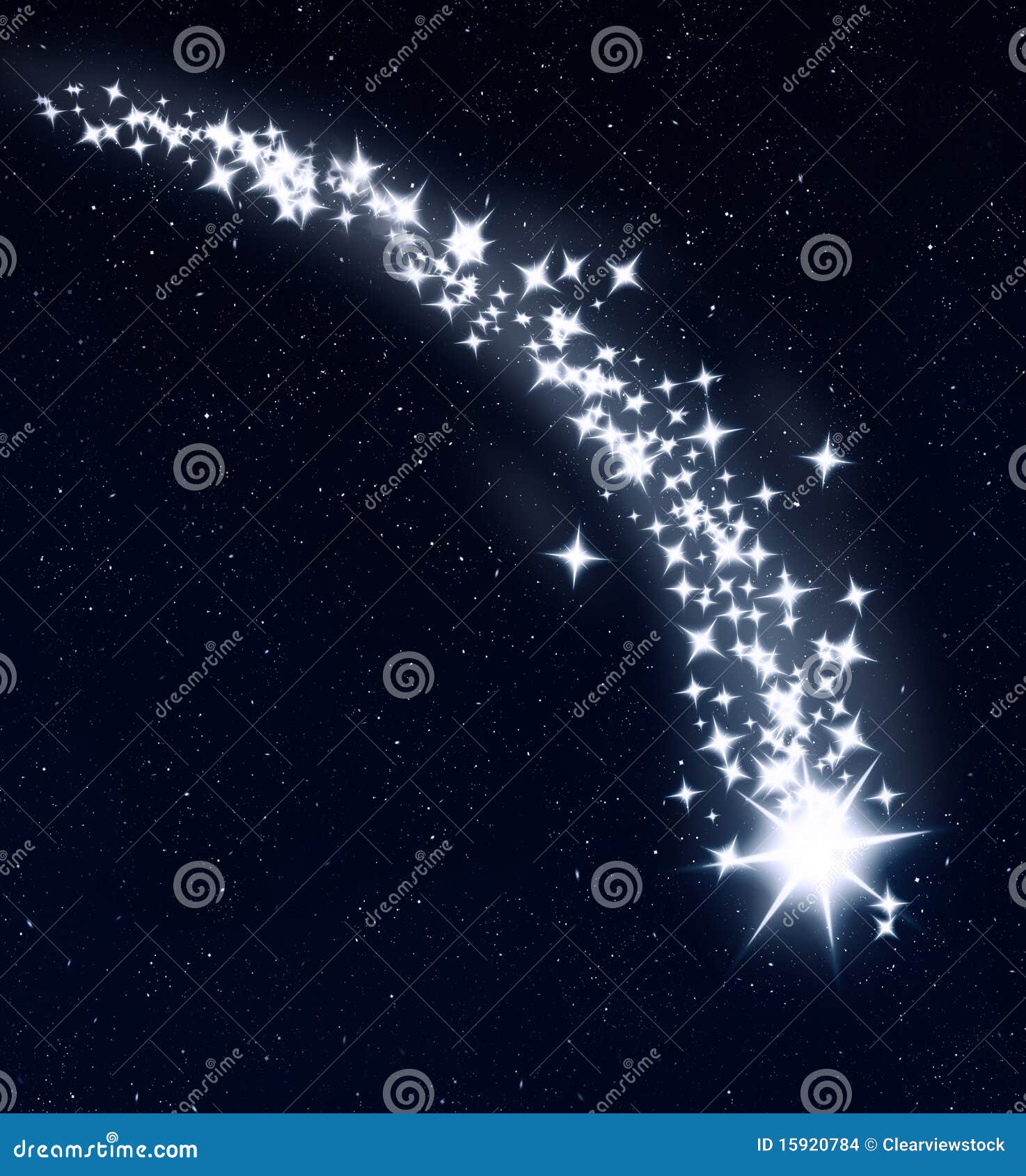 Wishing Star Cartoon Clipart