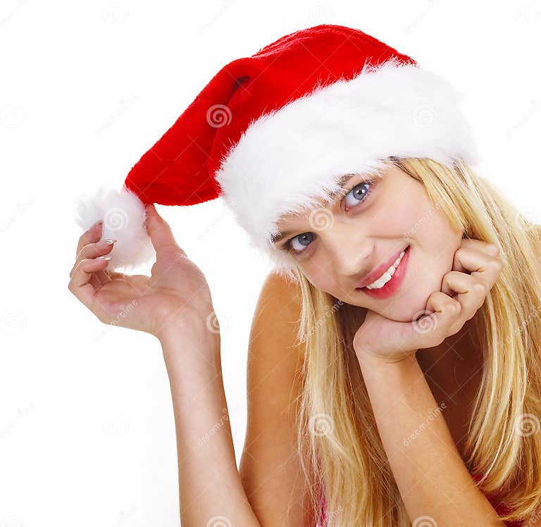 Christmas Woman stock photo. Image of healthy, joyful - 1540176
