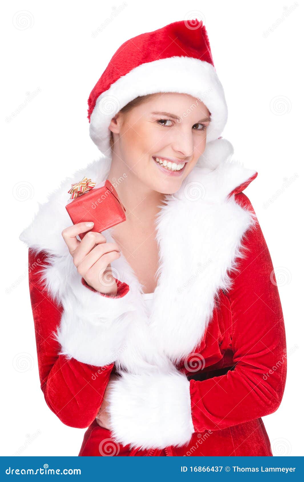 Christmas woman stock image. Image of fashion, holiday - 16866437
