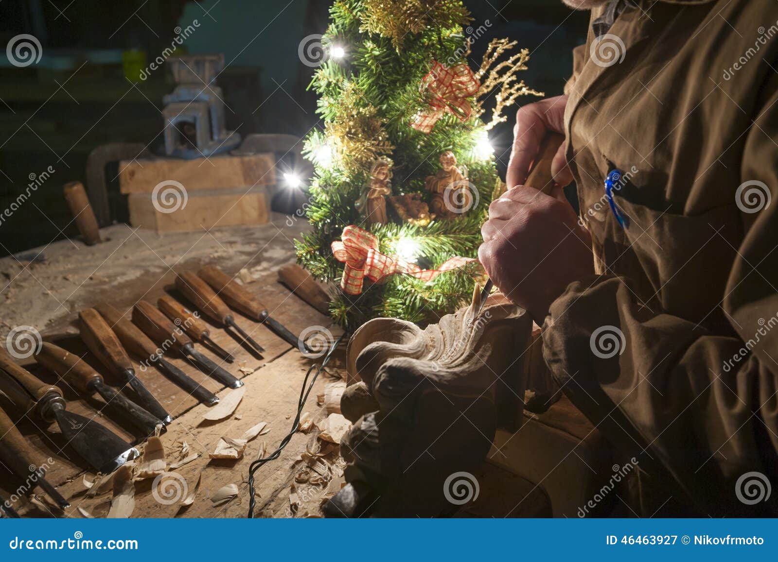 Christmas at work stock image. Image of gift, design - 46463927