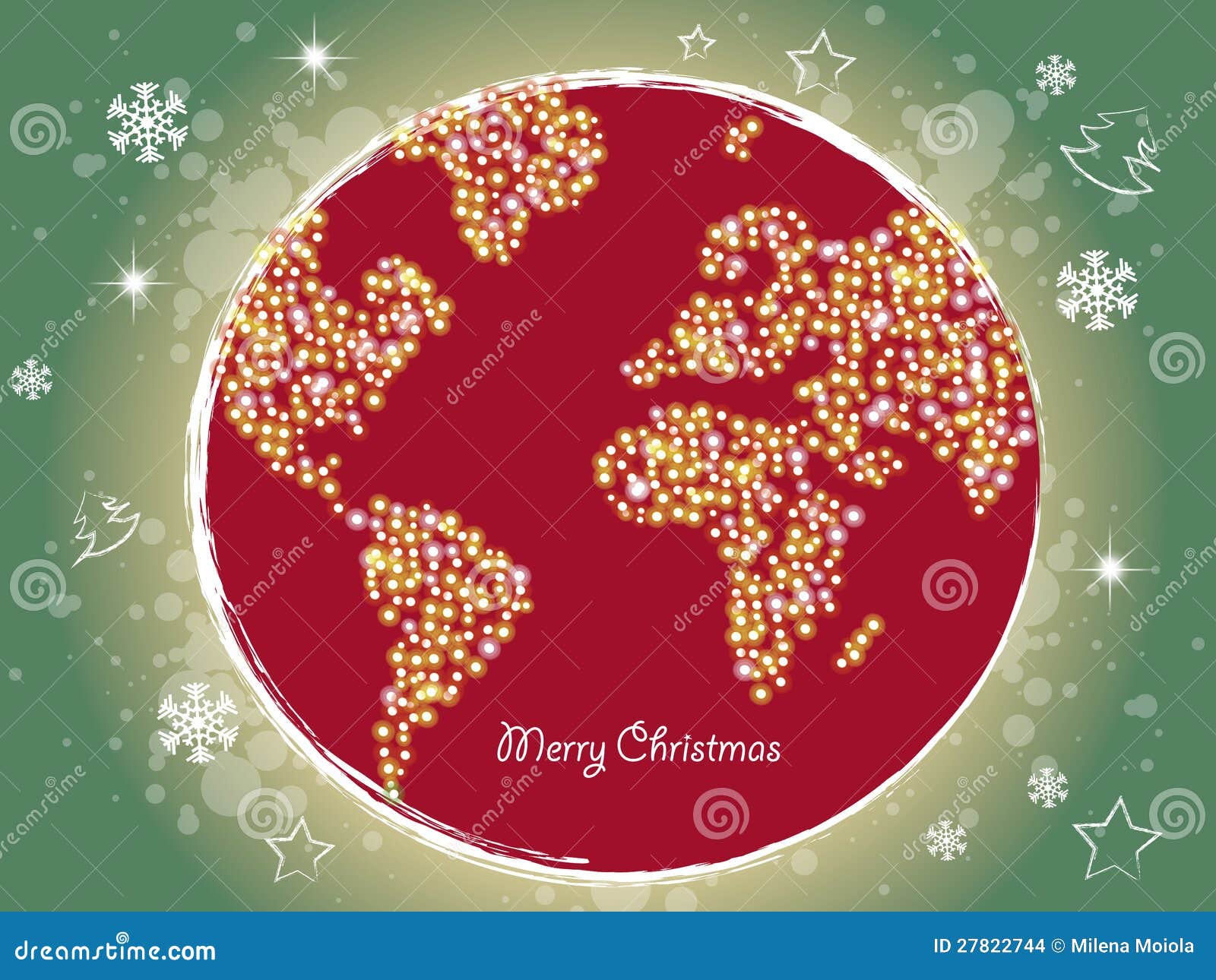 Christmas world stock illustration. Illustration of cartoon - 27822744