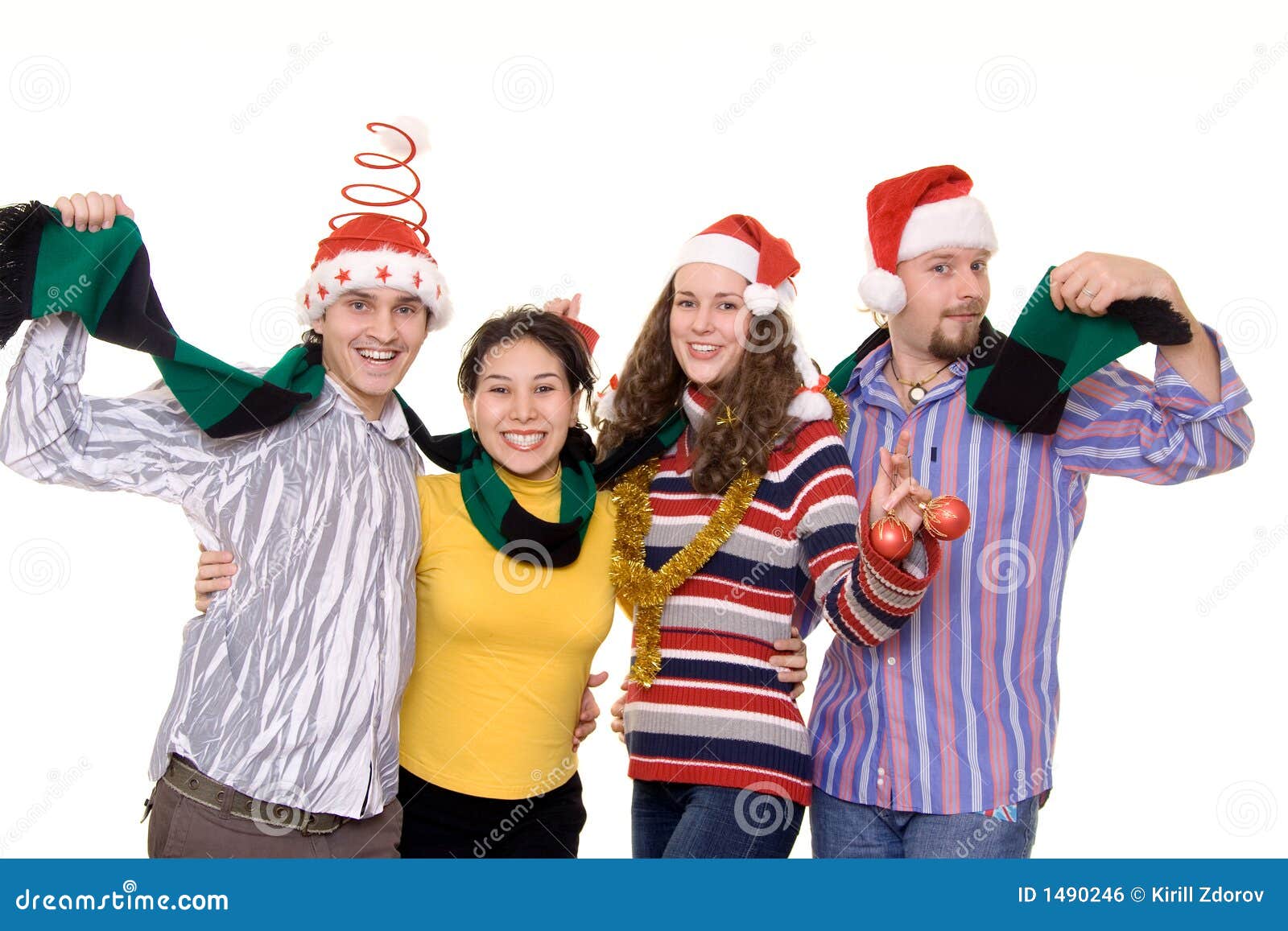 Christmass fun stock photo. Image of expressive, friend - 1490246