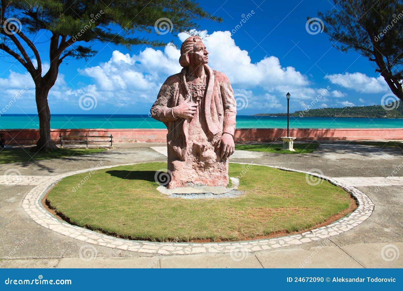 Christoforo Colombo Memorial Statue, Baracoa Editorial Image - Image of ...