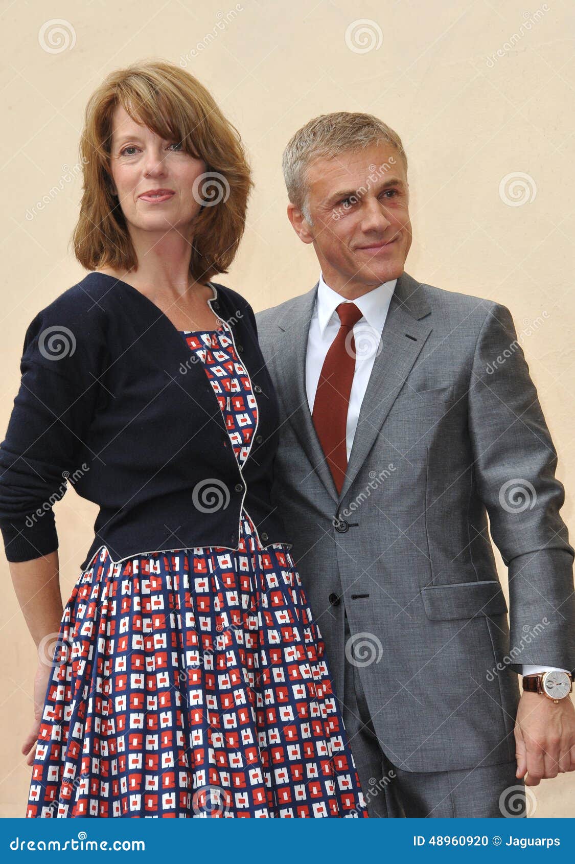 Christoph Waltz & Judith Holste Immagine Editoriale - Immagine di ...