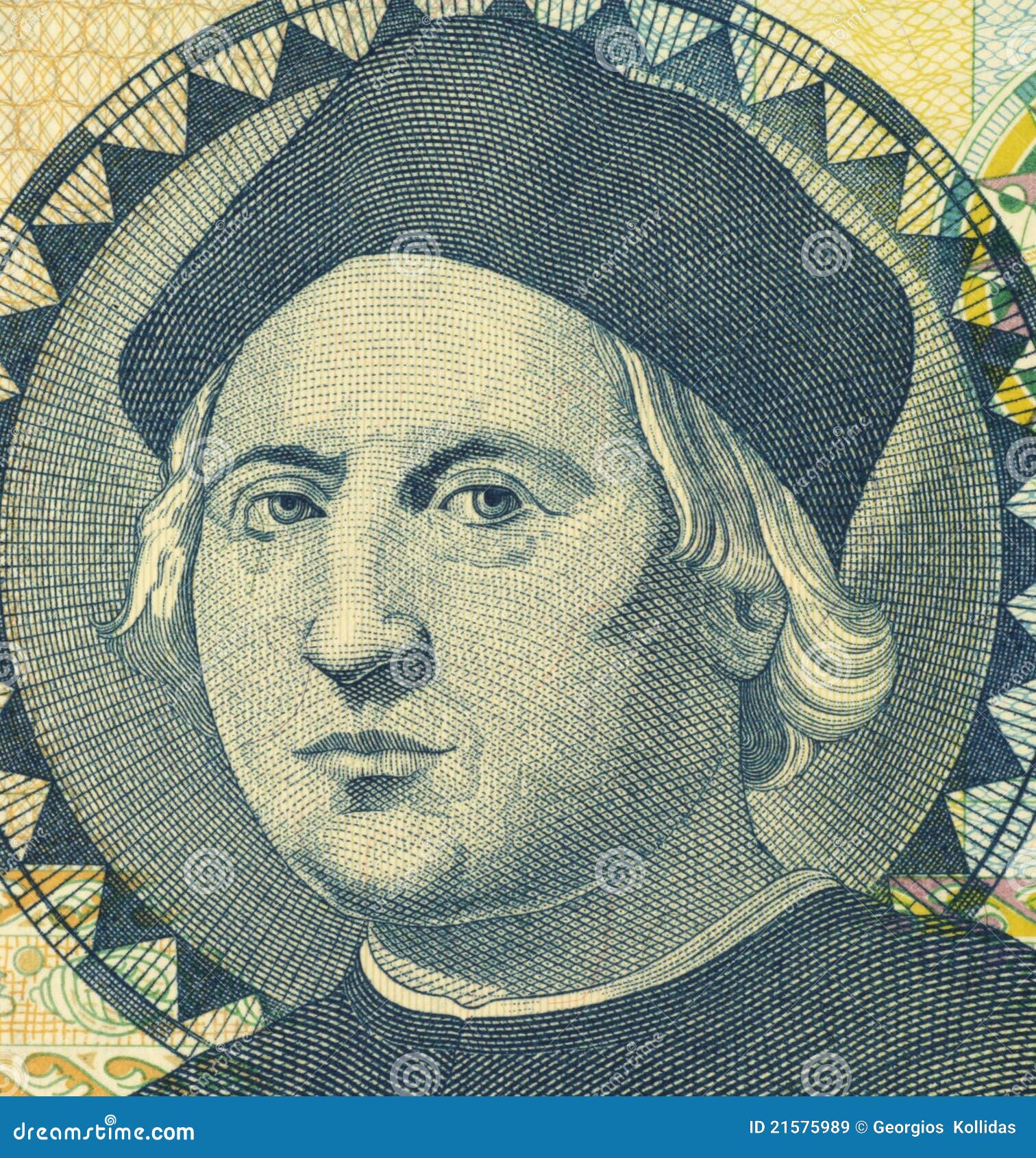 Christopher Columbo imagem de stock editorial. Imagem de moeda - 21575989