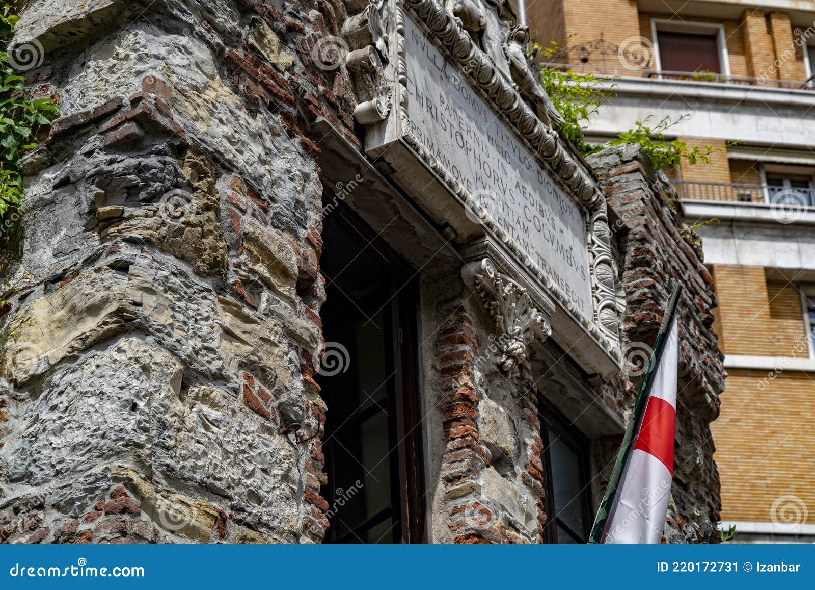 Christopher Columbus Home in Genoa Italy Stock Image - Image of ...