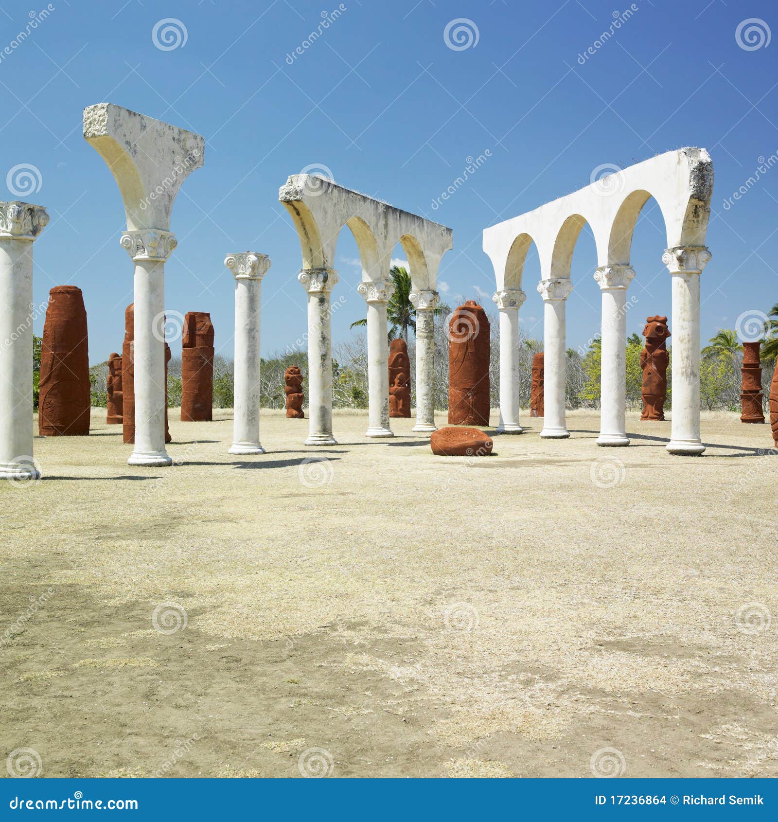 Christopher Columbus Landing Place Stock Photo - Image of travel ...