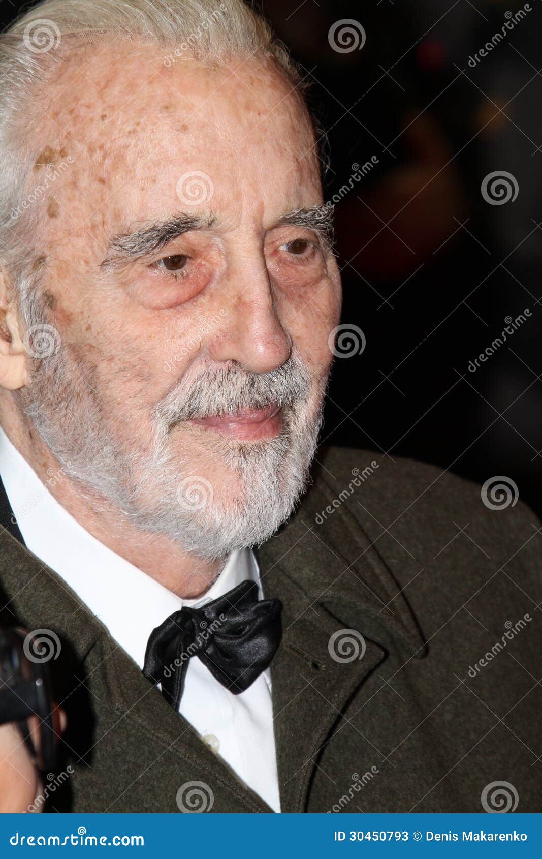 Christopher Lee foto de archivo editorial. Imagen de famoso - 30450793