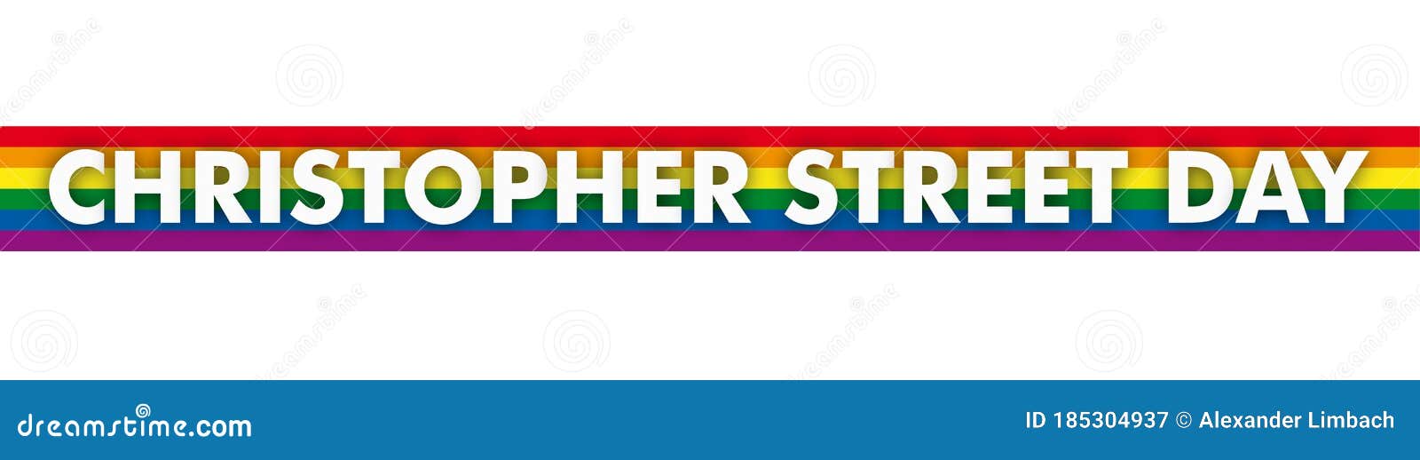CSD Christopher Street Day Symbol Emblem For European Gay Pride Stock ...