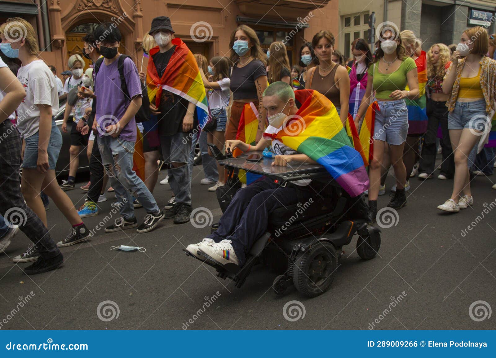 Christopher Street Day in Stuttgart, Germany. Editorial Photo - Image ...