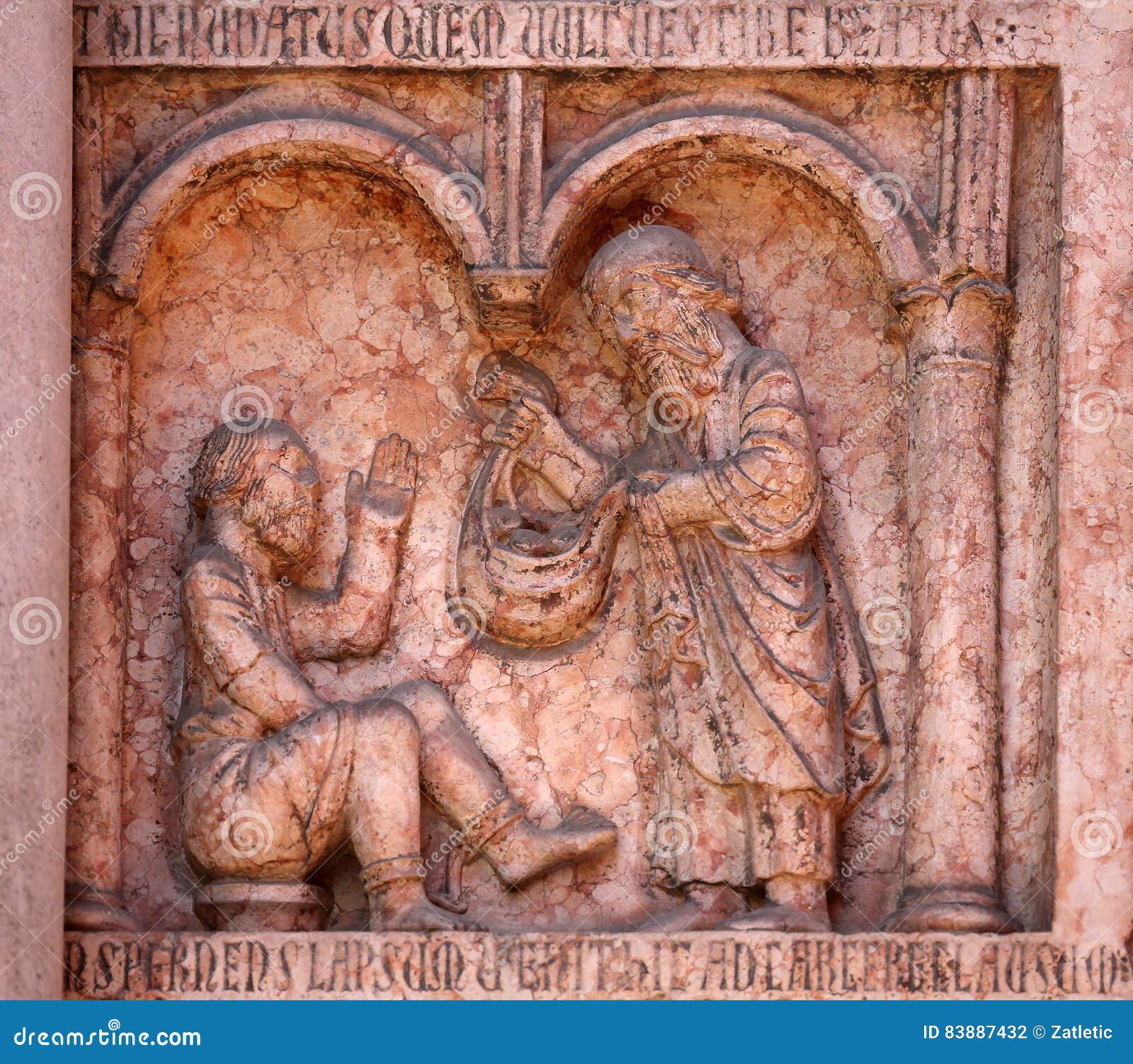 Christus Die De Werken Van Genade Uitvoeren Stock Foto - Image of stijl ...