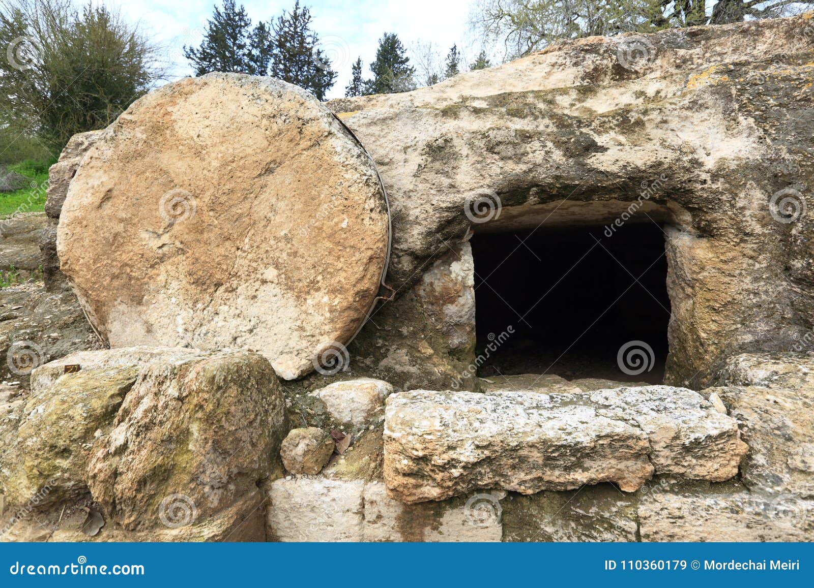 Christus-` s Grab stockbild. Bild von stein, beerdigung - 110360179