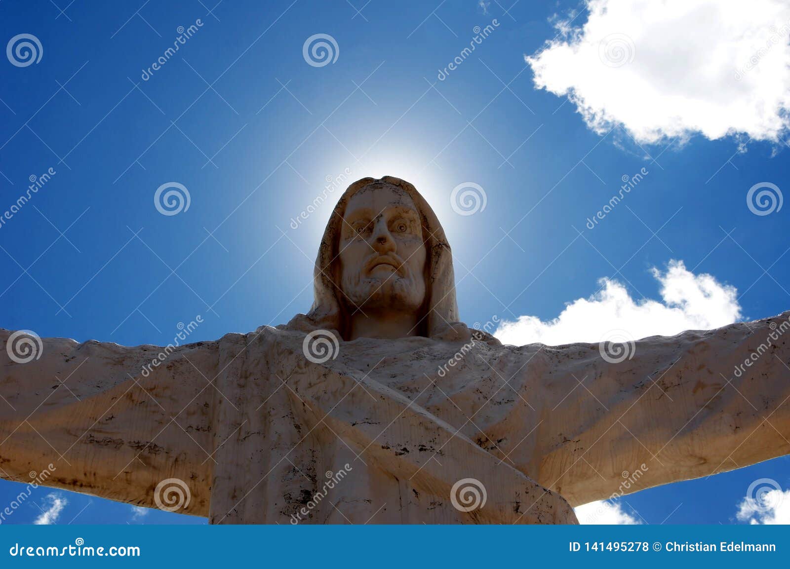 Christus Statue Cusco - Peru South America Stock Photo - Image of ...