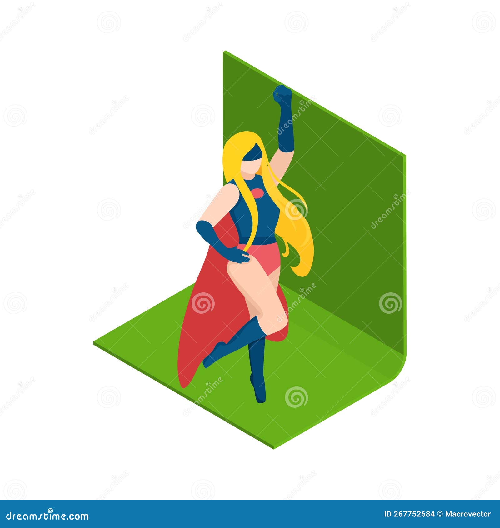 Chroma Key Artist Composition Stock Vector - Illustration of making ...