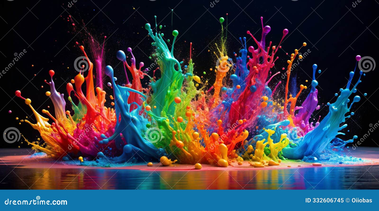 Chromatic Chaos A Splash Of Color In High-Speed Photography ...