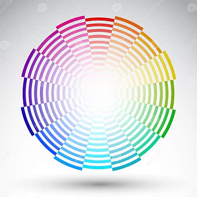 Chromatic Circle - Color Wheel Vector Design Stock Vector ...
