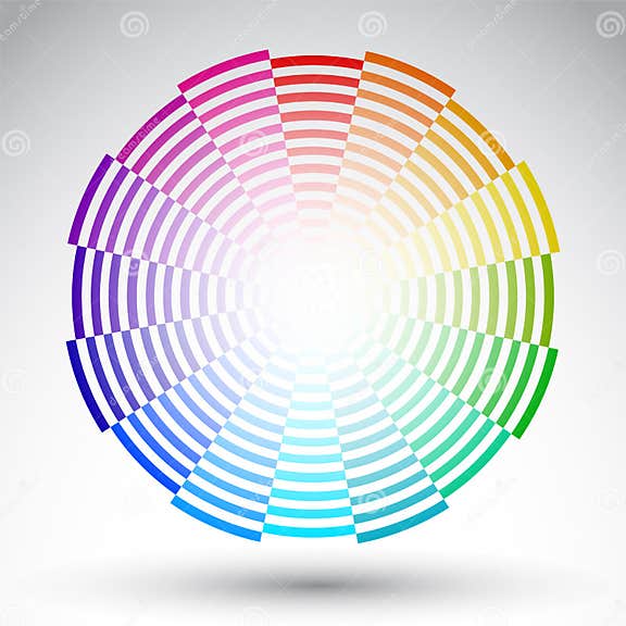 Chromatic Circle - Color Wheel Vector Design Stock Vector ...