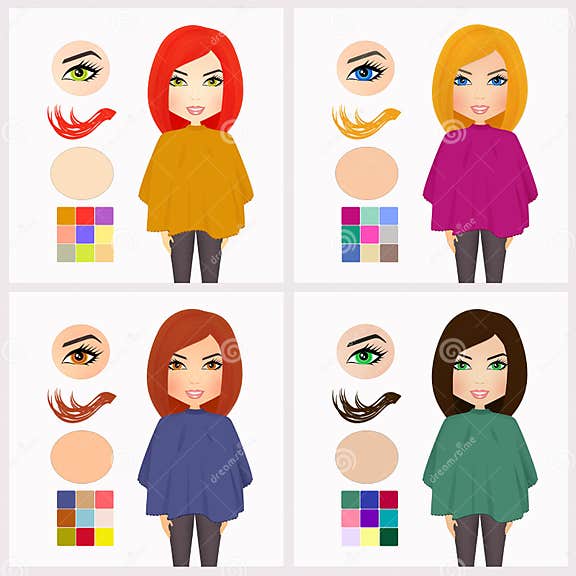 Chromatic colors analysis stock illustration. Illustration of brilliant ...