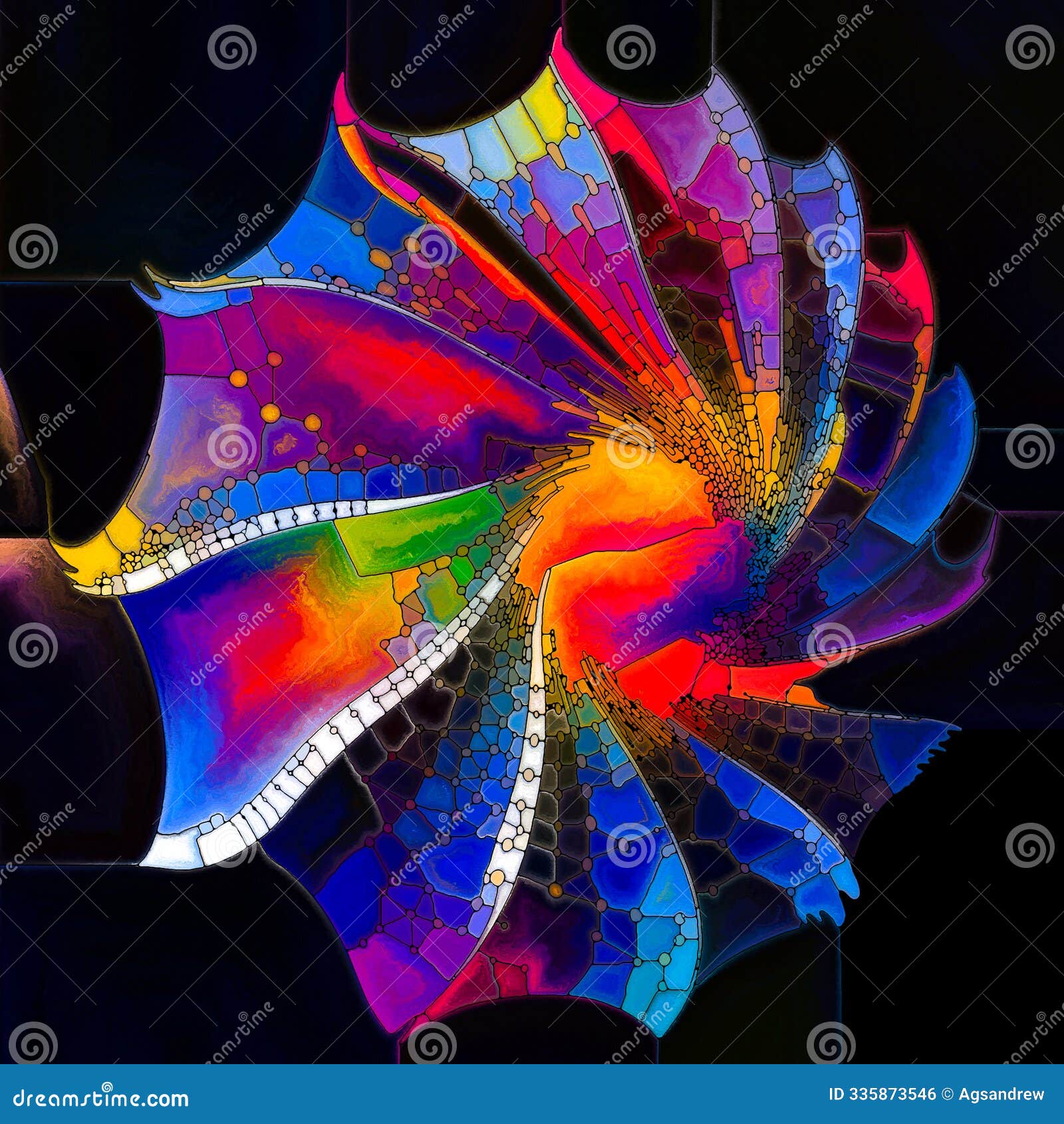 Chromatic Dream Weaving stock photo. Image of print - 335873546