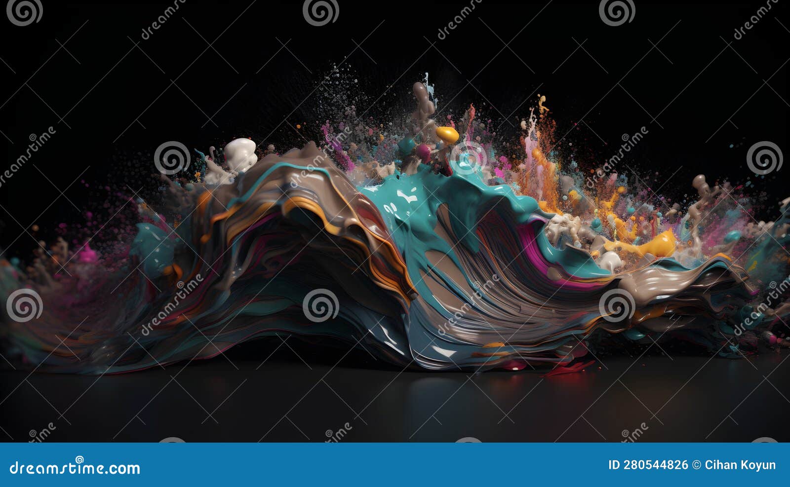 Chromatic Expression, Dynamic Color Burst Wallpaper Stock Illustration ... Chromatic Expression, Dynamic Color Burst Wallpaper Stock Illustration ...