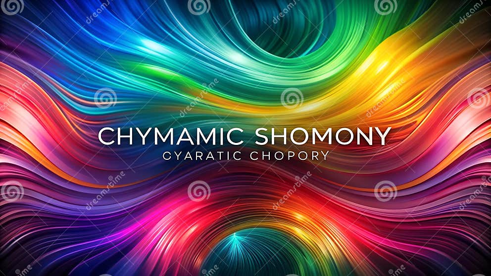 Chromatic Symphony: an Abstract Dance of Colors AI Generated Stock Illustration - Illustration ...