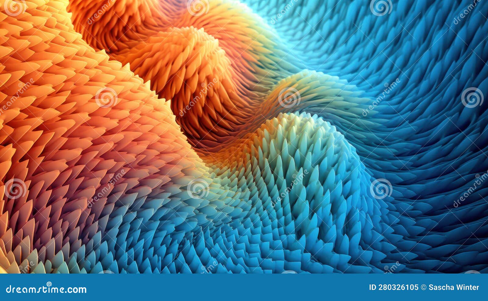 Chromatic Symphony: Exploring the Blue-to-Orange Color Gradient in ...