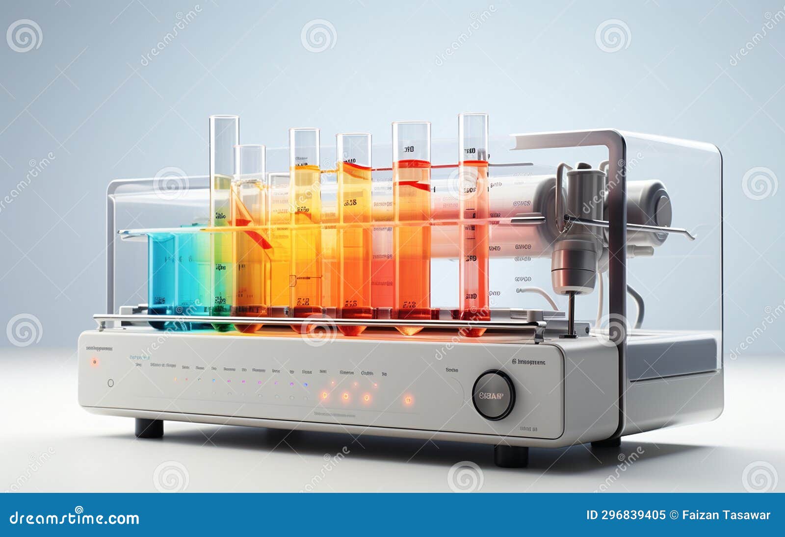 Chromatograph on Clean White Background -Generative Ai Stock Image ...