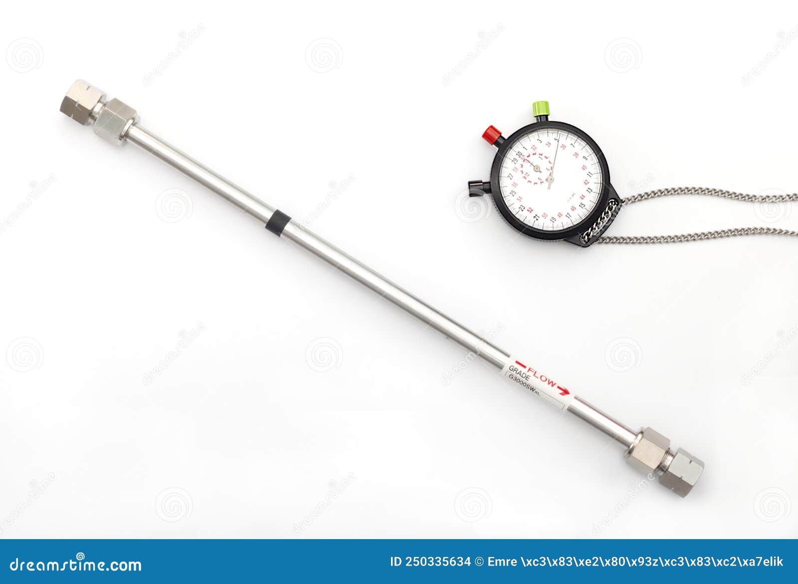 Chromatographic Column for HPLC, Chemical Separation Stock Photo ...