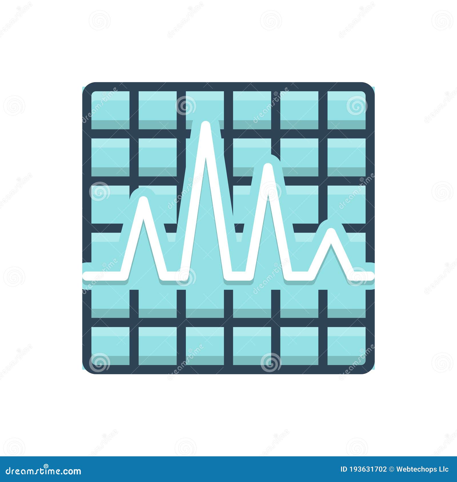 Mix Icon For Chromatography, Chromatography And Measurements Vector ...