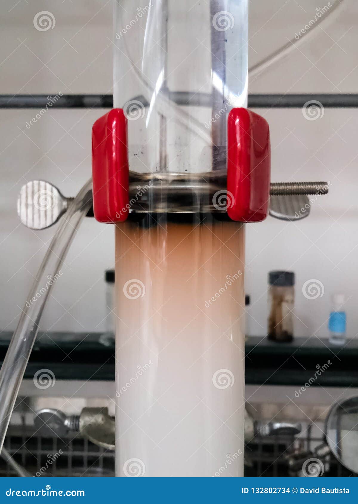 Chromatography Separation Experiment. Scientific Research Laboratory ...