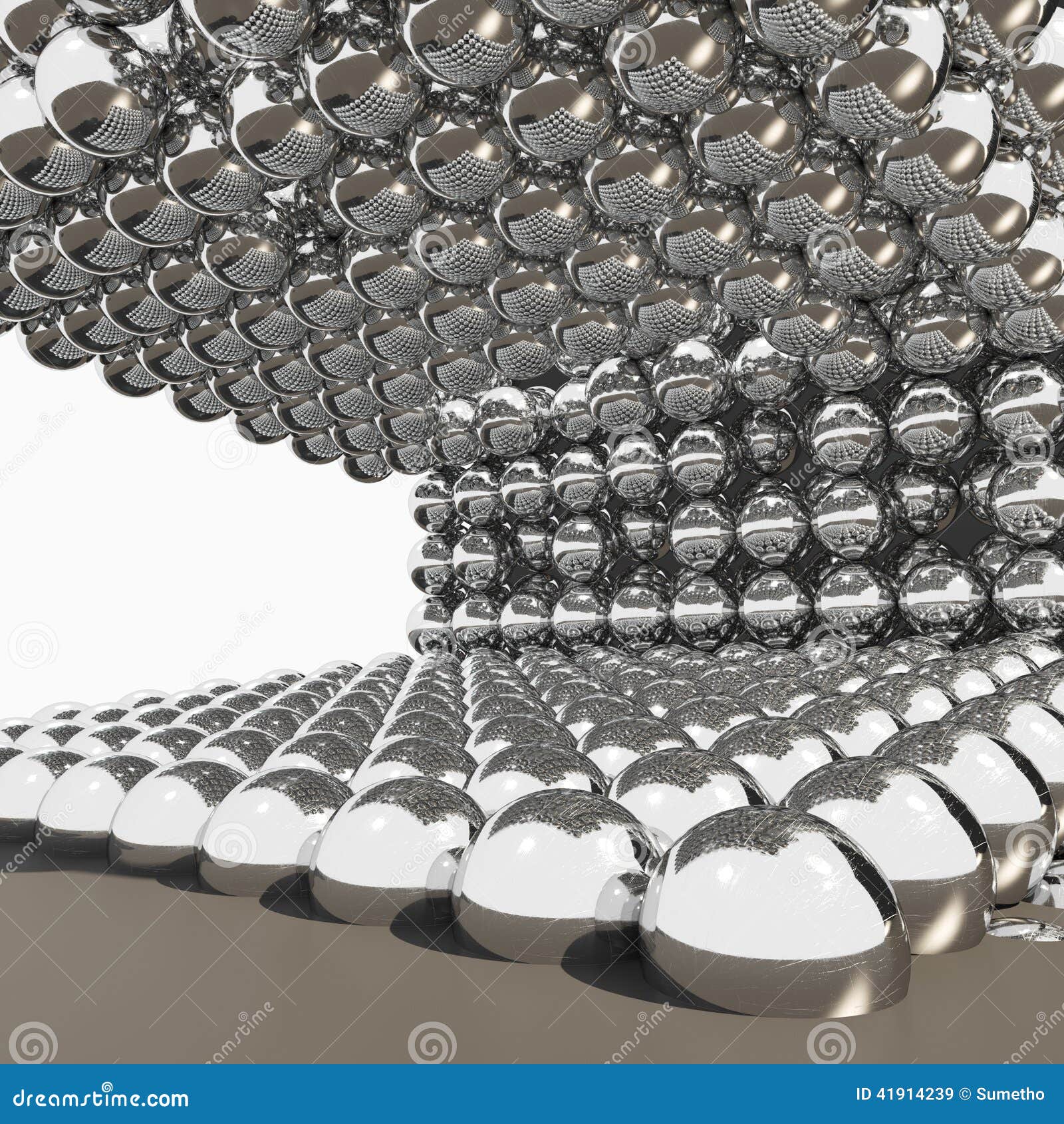 Chrome ball stock illustration. Illustration of silver - 41914239