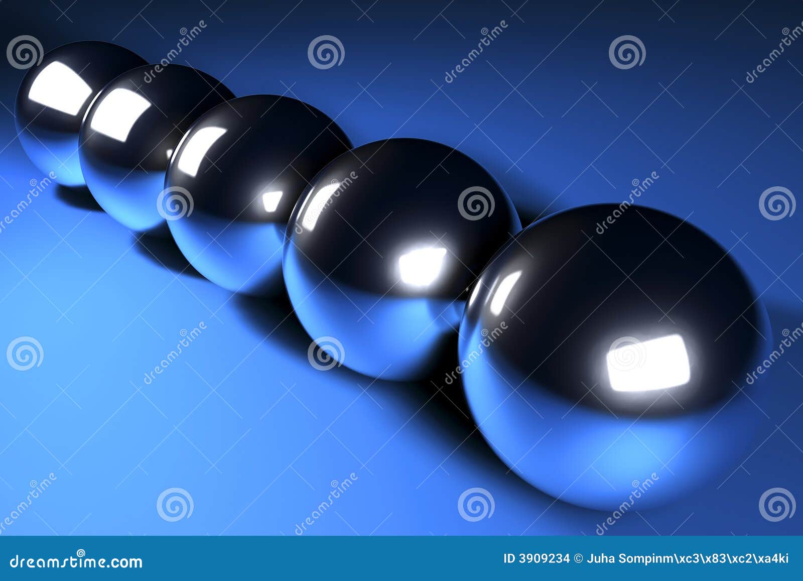 Chrome balls stock illustration. Illustration of float - 3909234