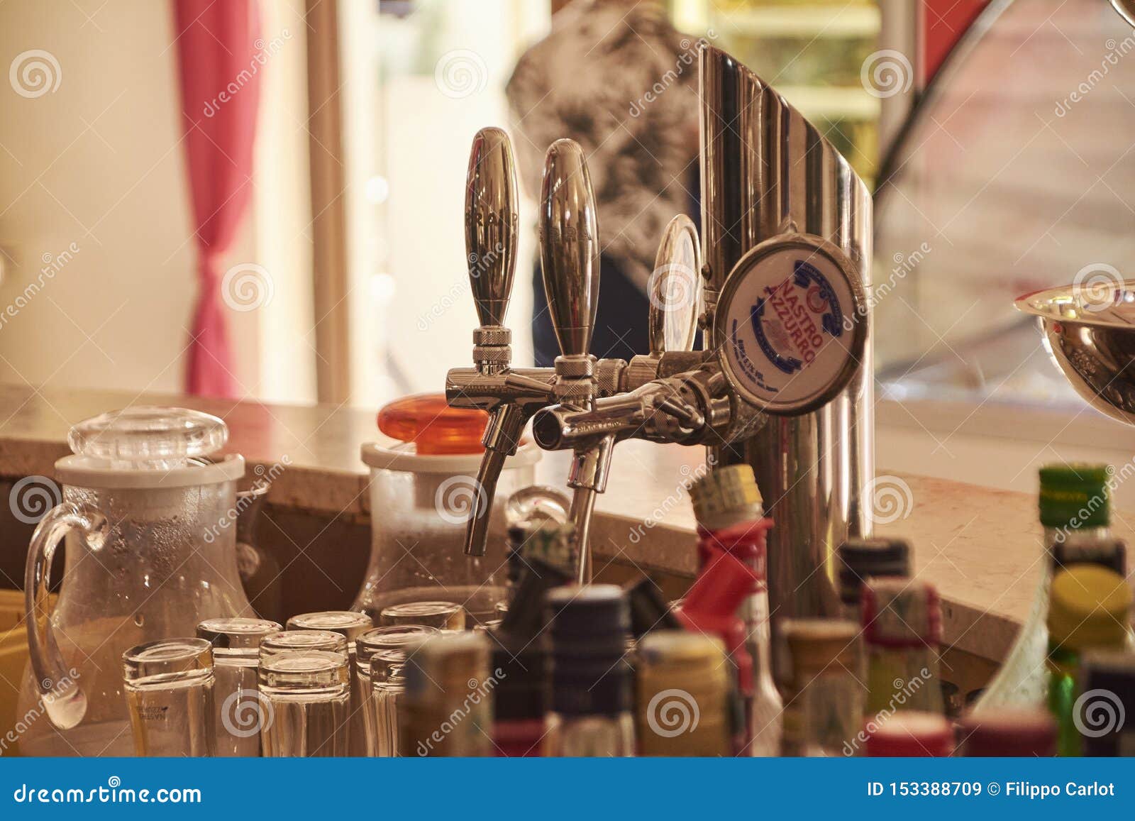 Chrome Beer tap editorial stock image. Image of faucet - 153388709