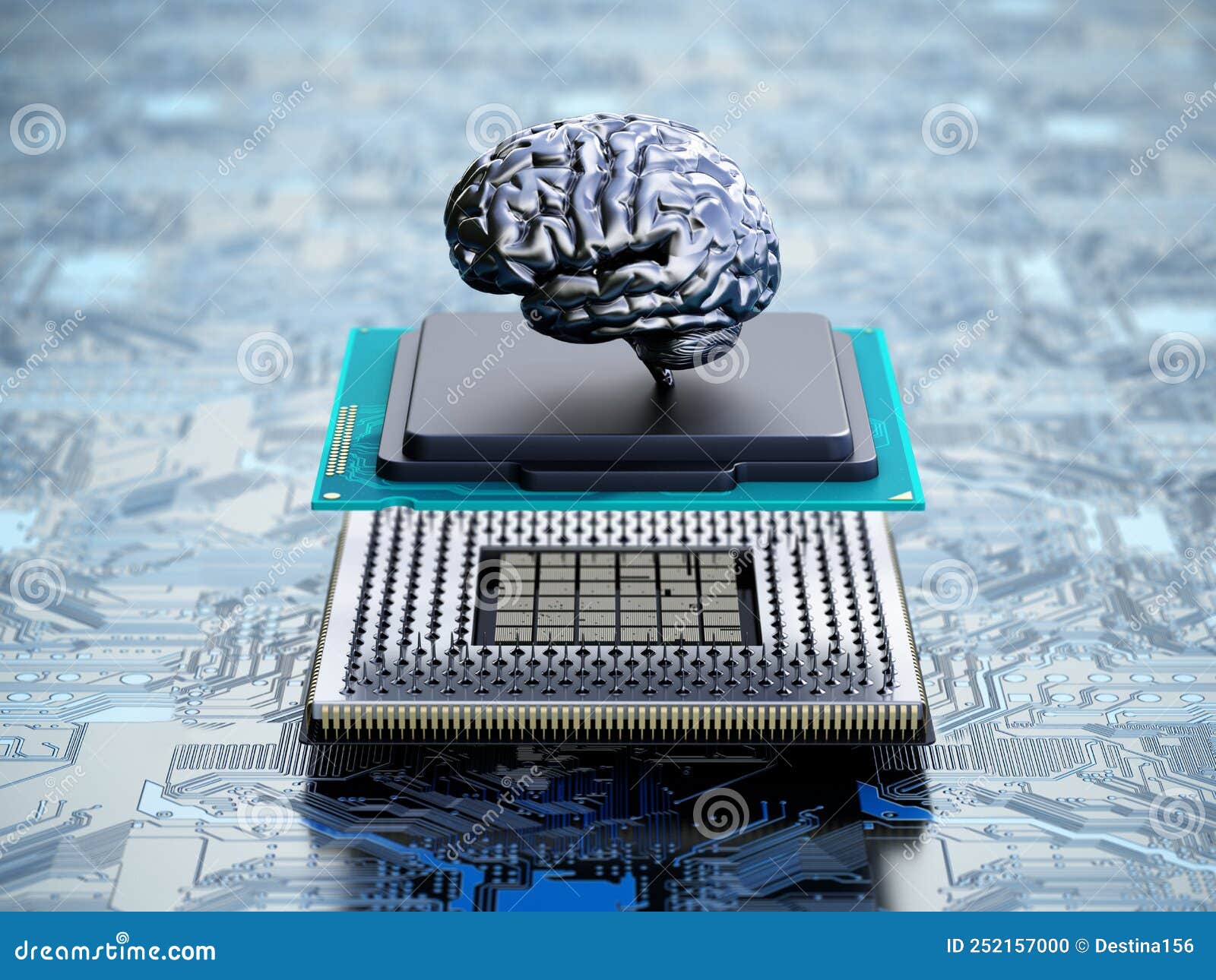 The CPU Is Installed In The Brain, Replacing, Recovery The Mind ...