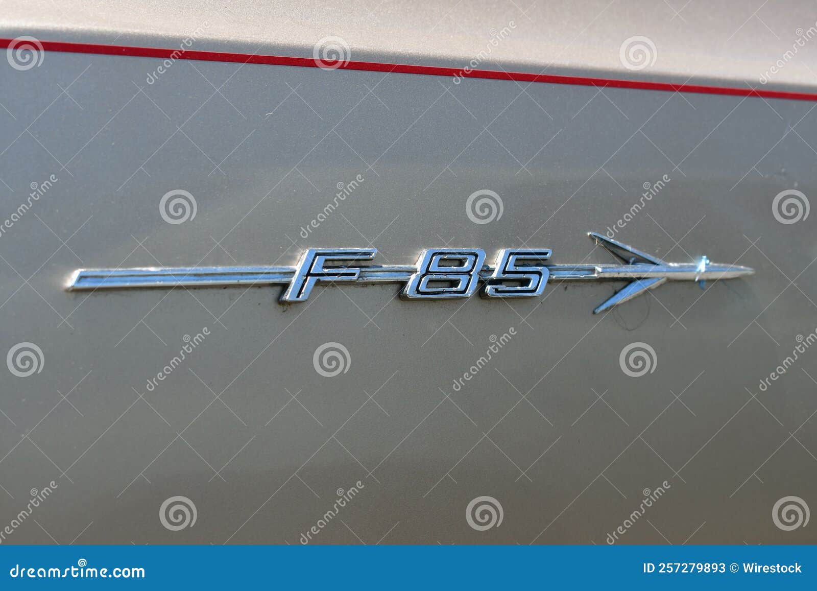 Chrome Car Logos and Emblems at the Car Show at Holiday Camplands ...