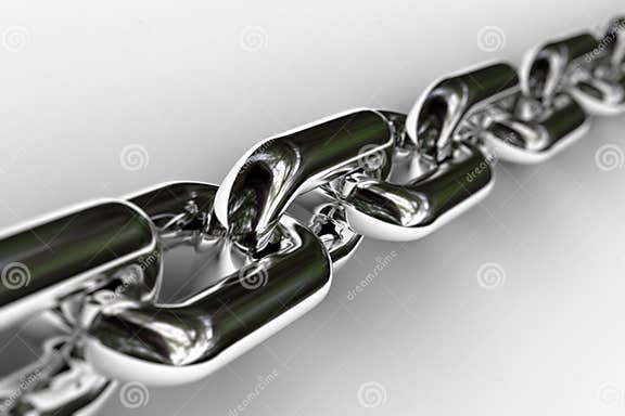 Chrome Chain stock image. Image of construction, metal - 5547369