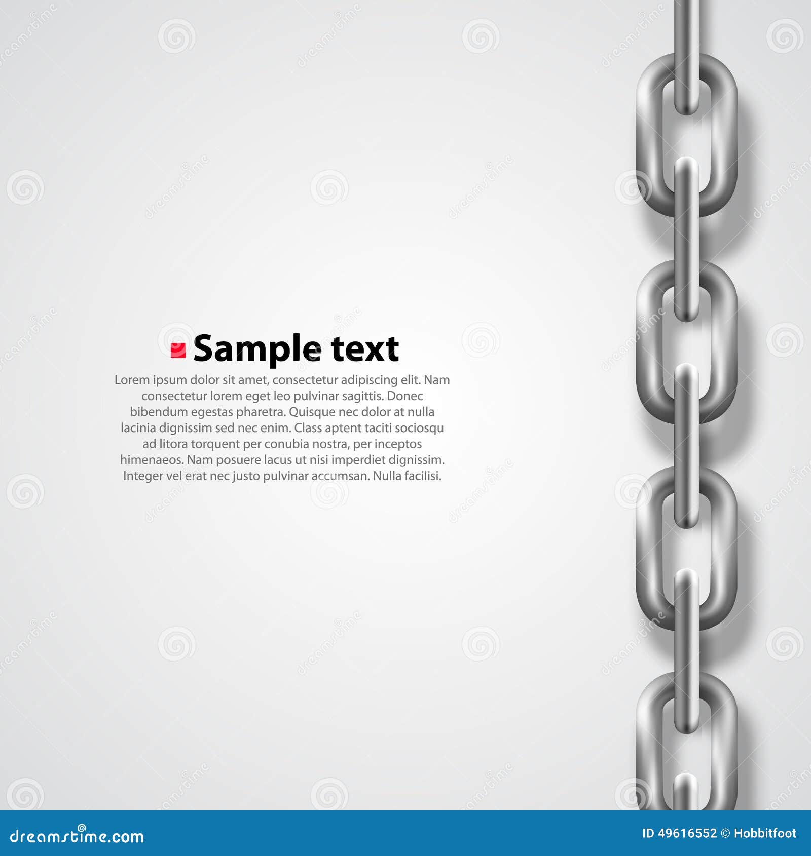 Chrome Chain on White Background Stock Vector - Illustration of concept ...