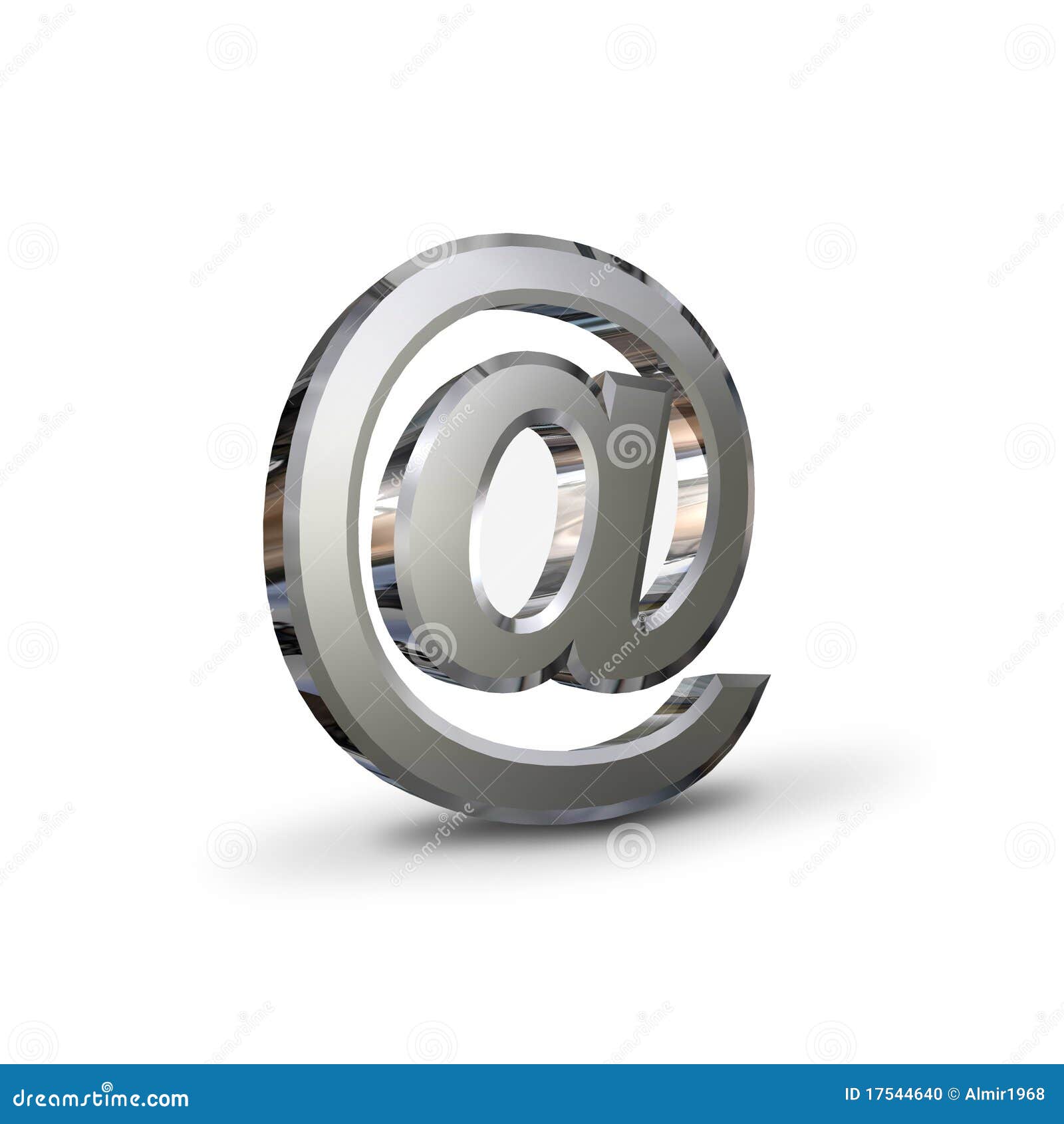 Chrome email symbol stock illustration. Illustration of shiny - 17544640